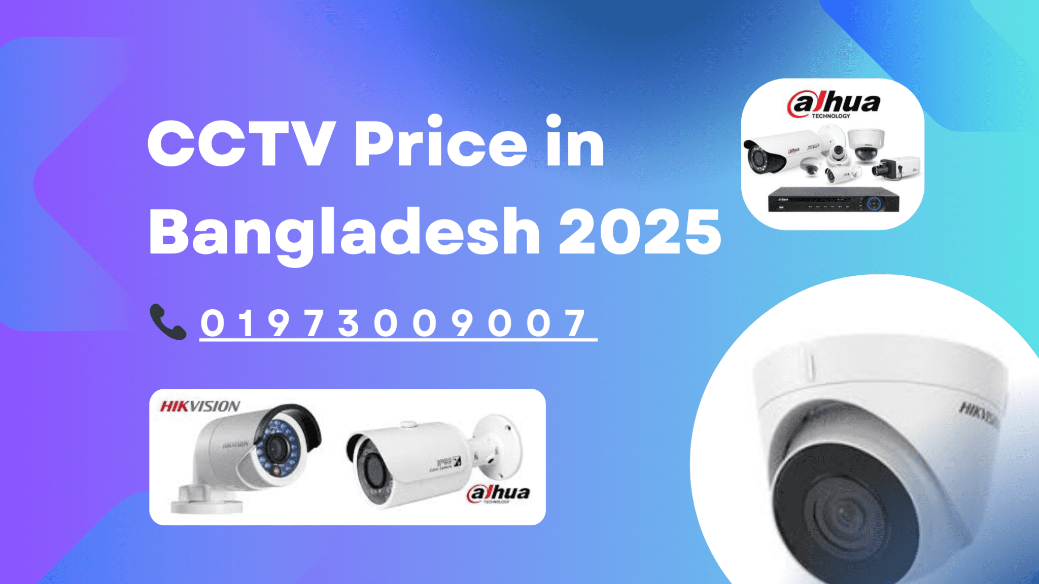 Best CCTV Price in Bangladesh 2025 | 1-Year Guarantee